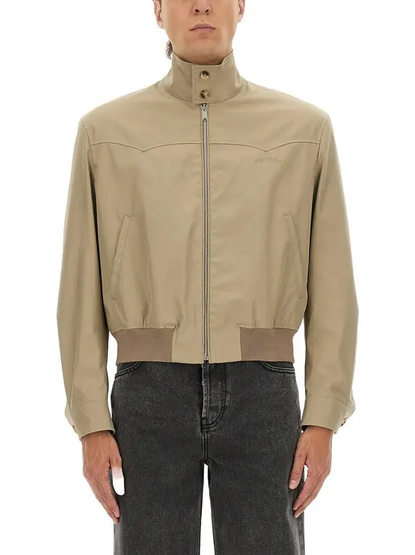 Alexander McQueen Harrington Cropped Jacket - Beige