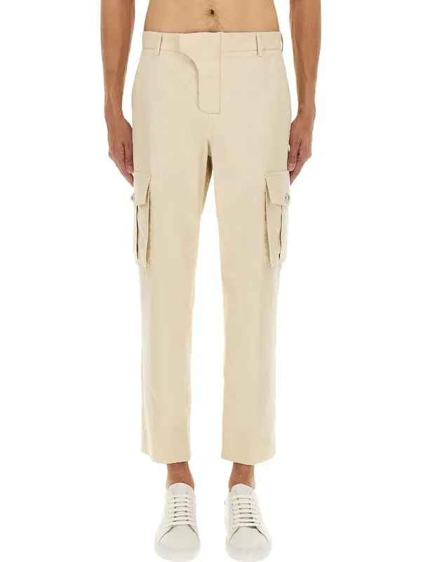 Balmain Cotton Cargo Pants - Beige
