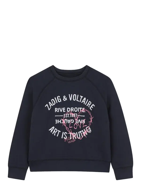 Zadig&Voltaire Logo Jersey - Blue