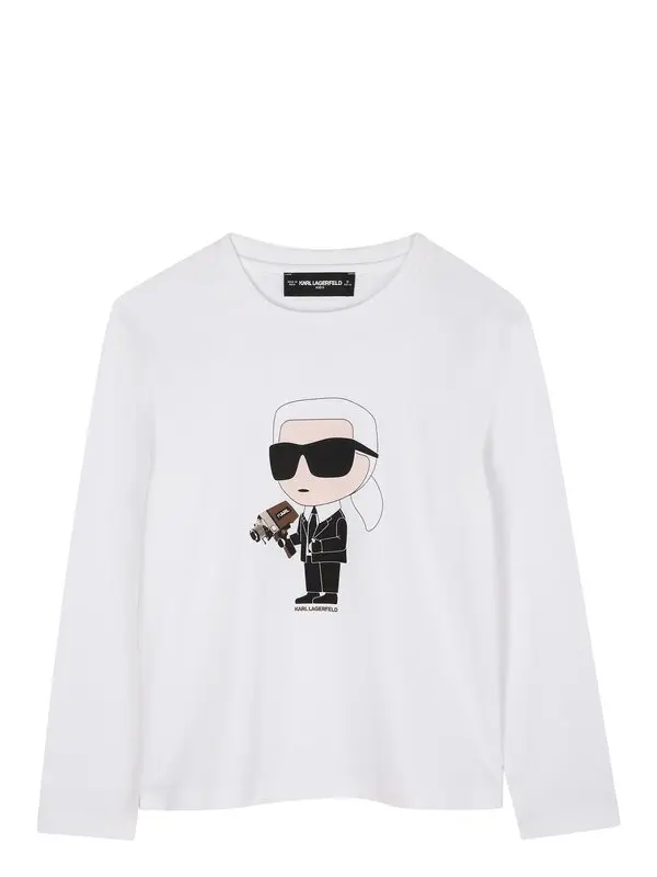 Karl Lagerfeld Logo T-shirt - White