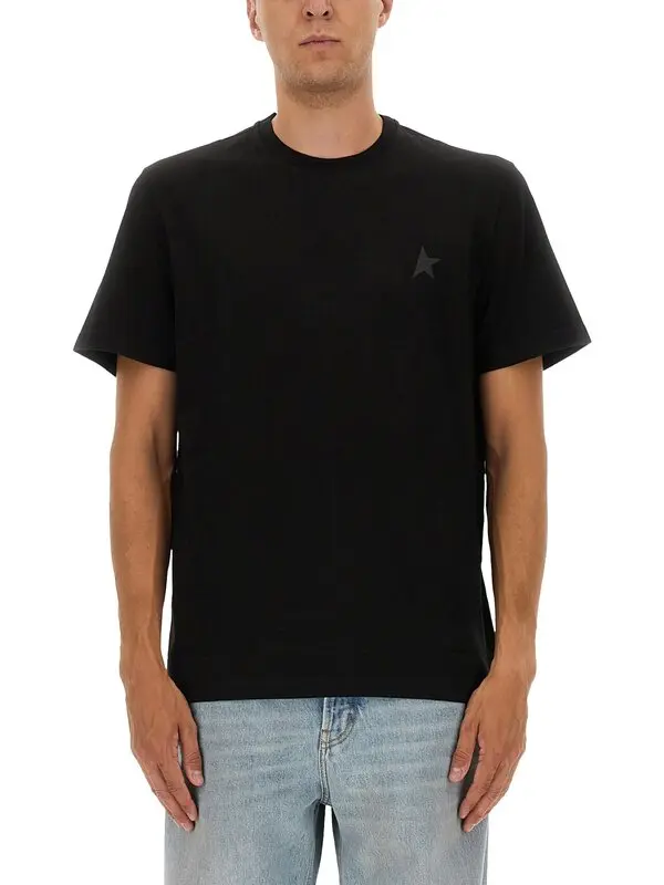 GOLDEN GOOSE Cotton T-shirt - Black