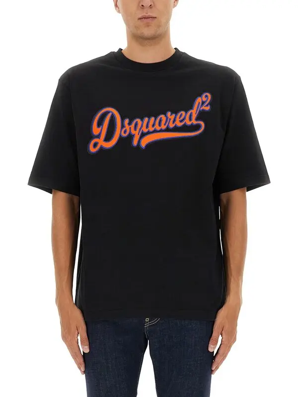 Dsquared2 T-shirt With Logo - Black