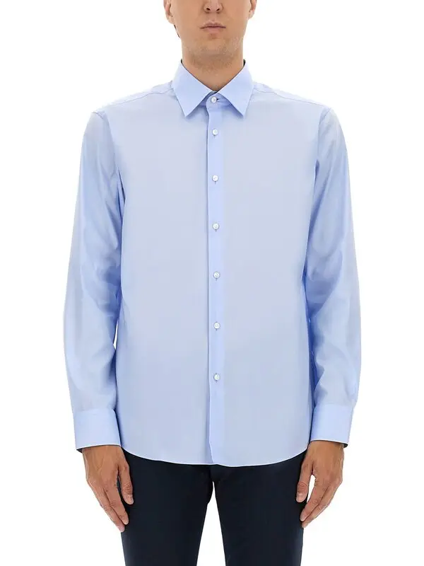 BOSS Poplin Shirt - Baby Blue