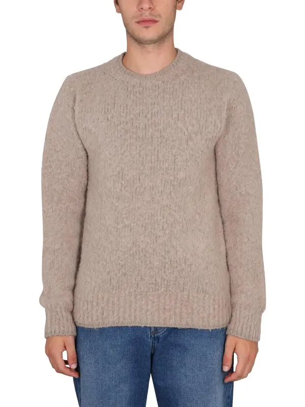 Ami Wool Jersey - Beige