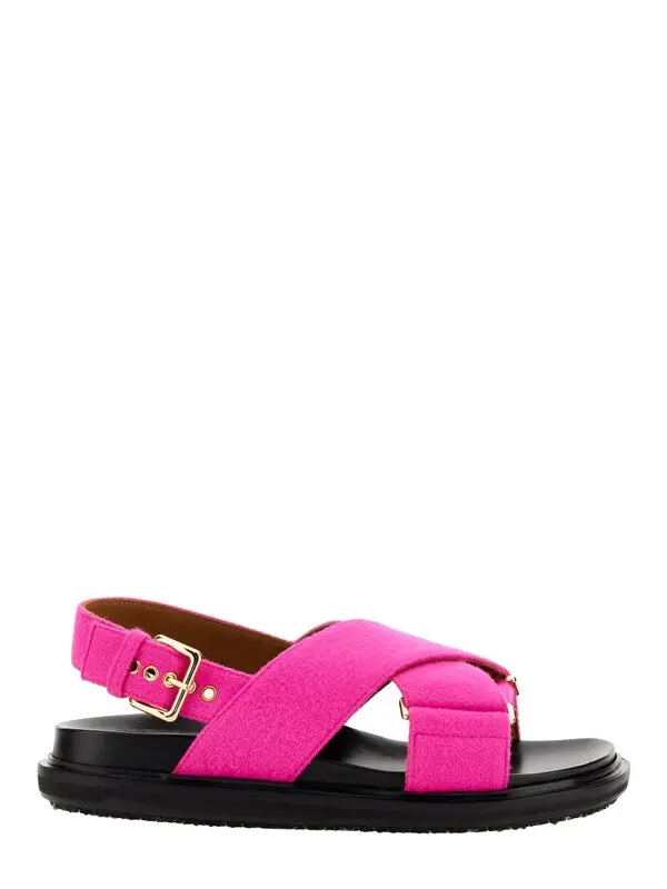Marni Criss Cross Sandal - Pink