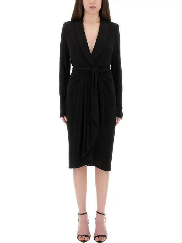 TOM FORD Wrap Dress - Black