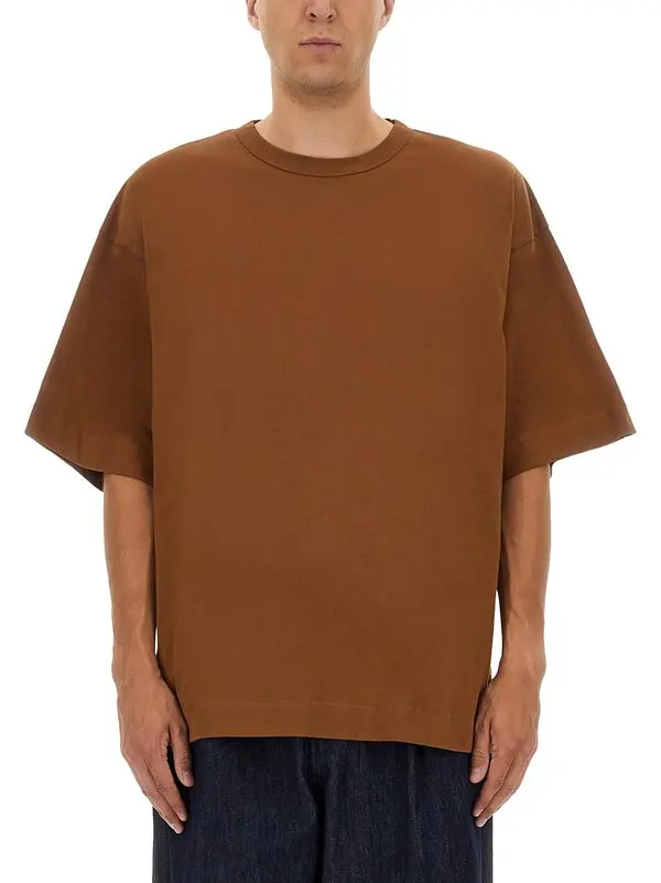 Dries Van Noten Cotton T-shirt - Brown