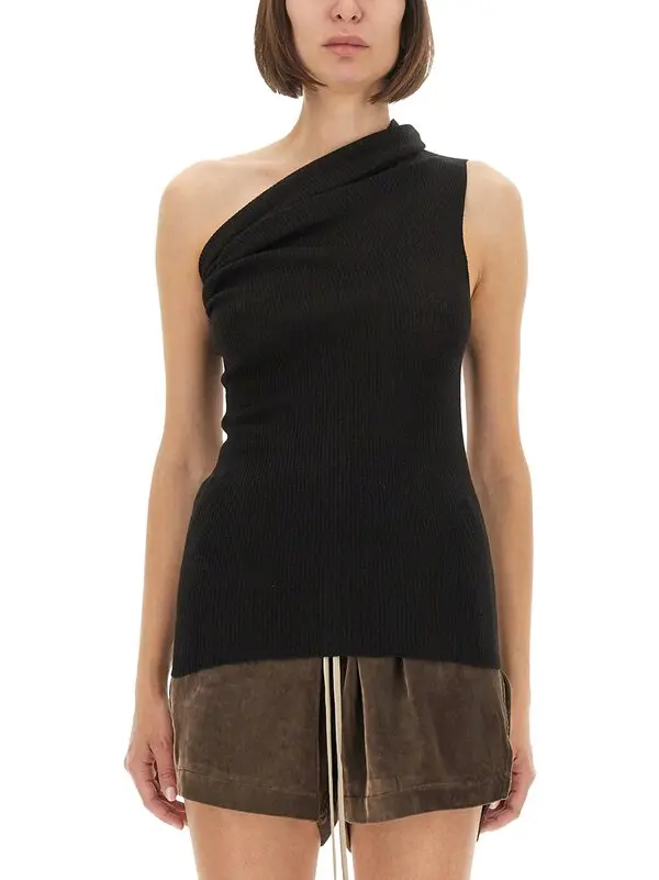 Rick Owens Athena Knit Top - Black