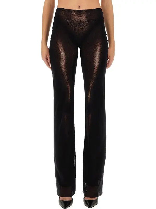 Jean Paul Gaultier Pants With "body Dust" Print - Brown