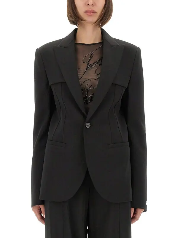 Jean Paul Gaultier Tailored Jacket - Black