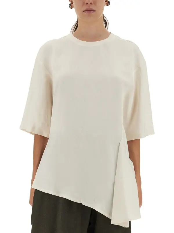 Studio Nicholson Asymmetrical T-shirt - White