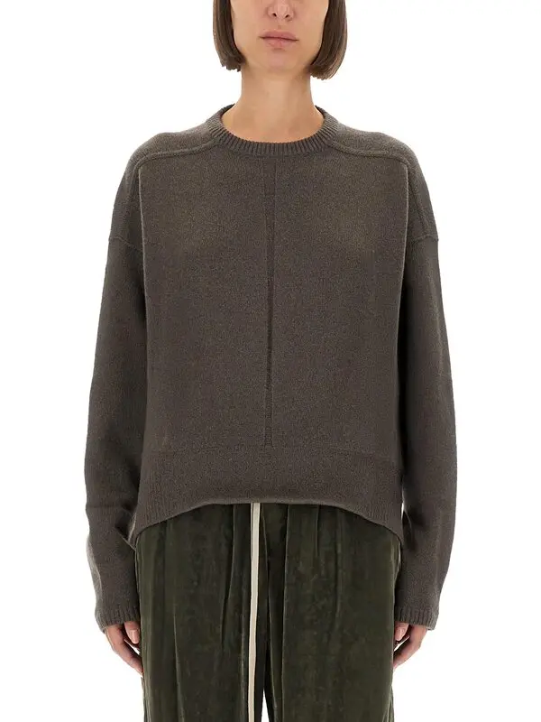 Rick Owens Wool And Cashmere Sweater - Grey