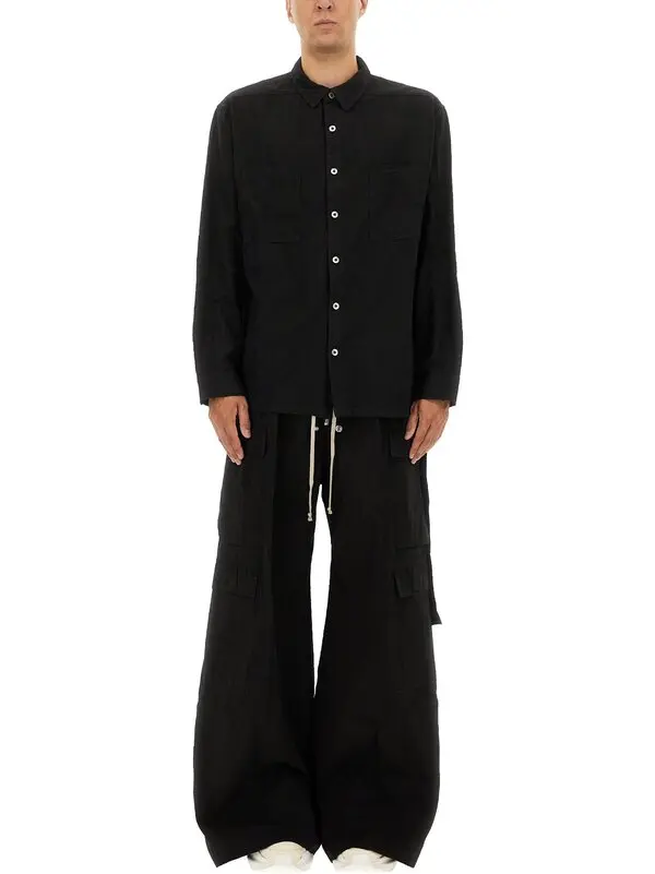 Rick Owens Jumbo Outershirt" Shirt - Black