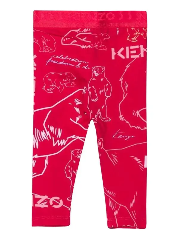 Kenzo Leggings - Fuchsia