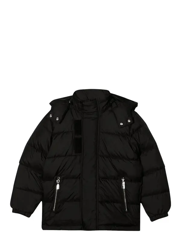 Givenchy Long Down Hooded Jacket - Black