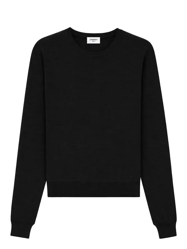 Saint Laurent Cassandre Pullover - Black