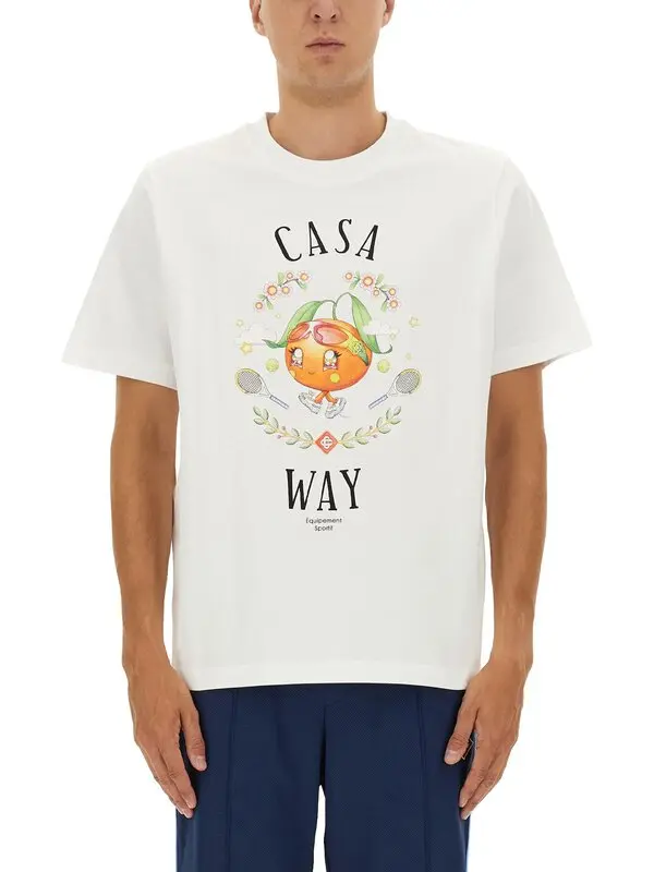 Casablanca Print T-shirt - Multicolour