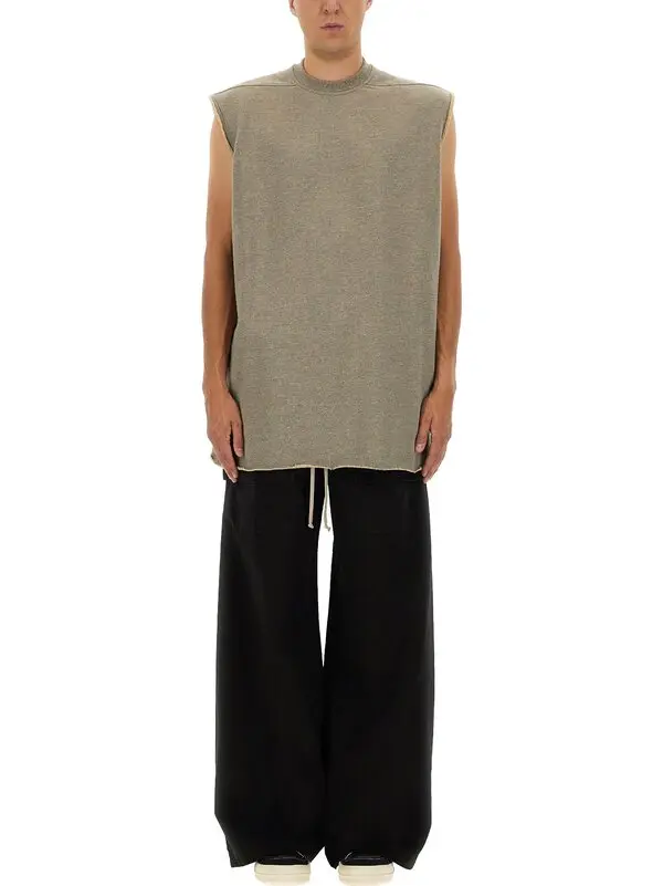 Rick Owens Tarp T" Plush T-shirt - Grey