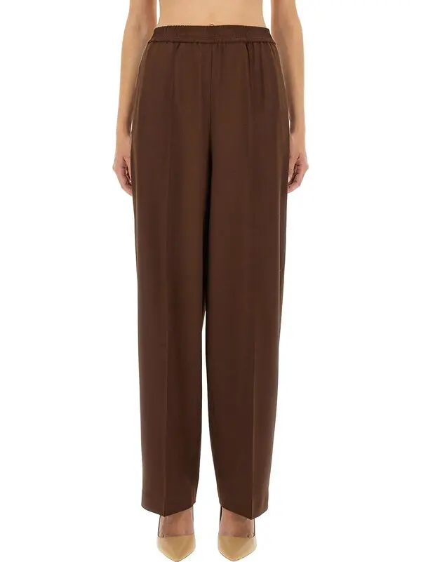 Fabiana Filippi Wide Leg Pants - Brown