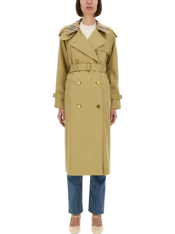 Burberry Long Castleford Trench Coat - Beige