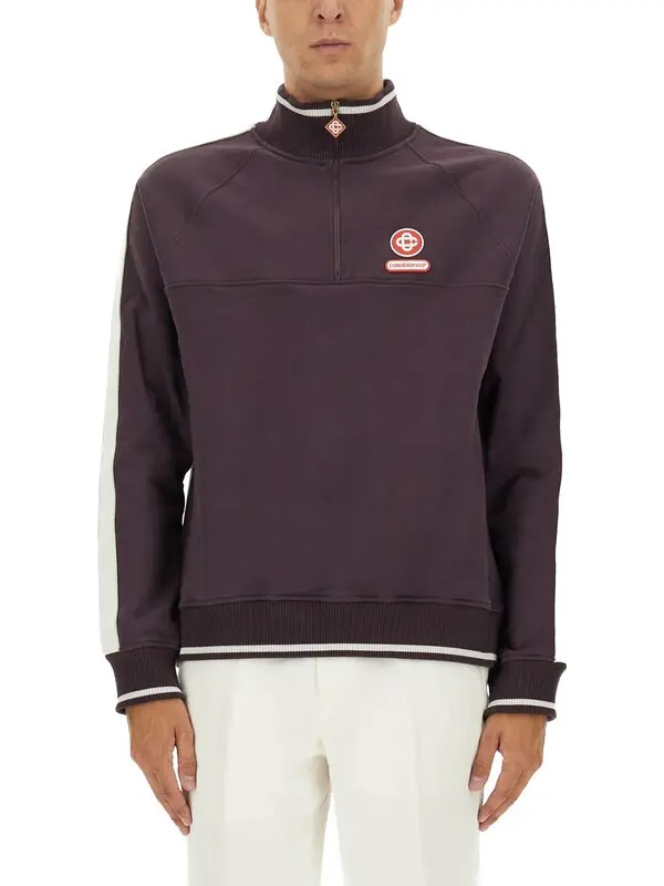 Casablanca Laurel Sweatshirt - Purple