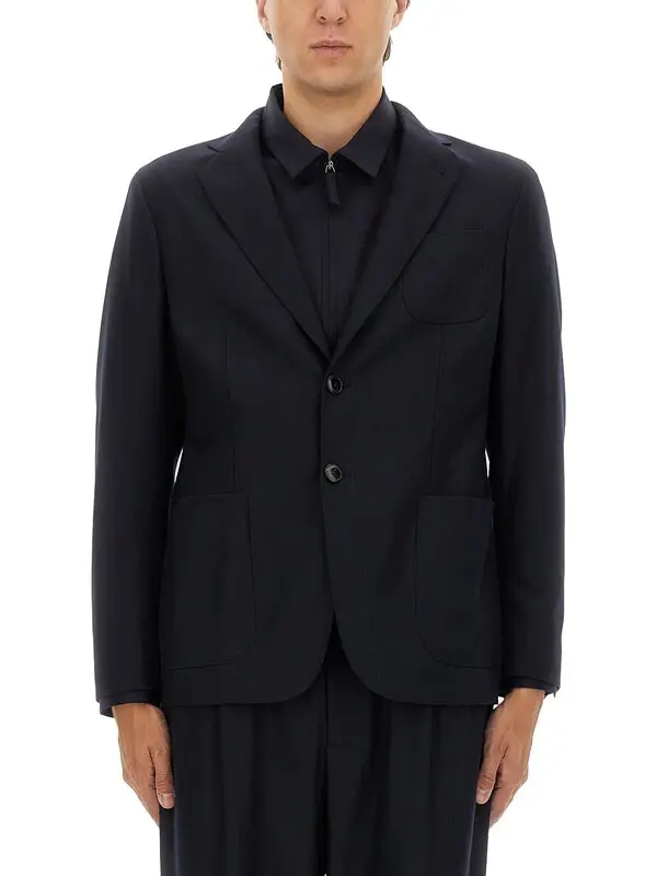 Giorgio Armani Cashmere Blazer - Blue