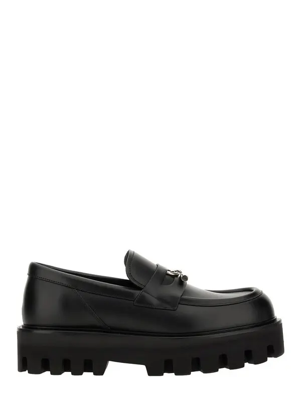 Alexander McQueen Parachute Buckle Loafer - Black