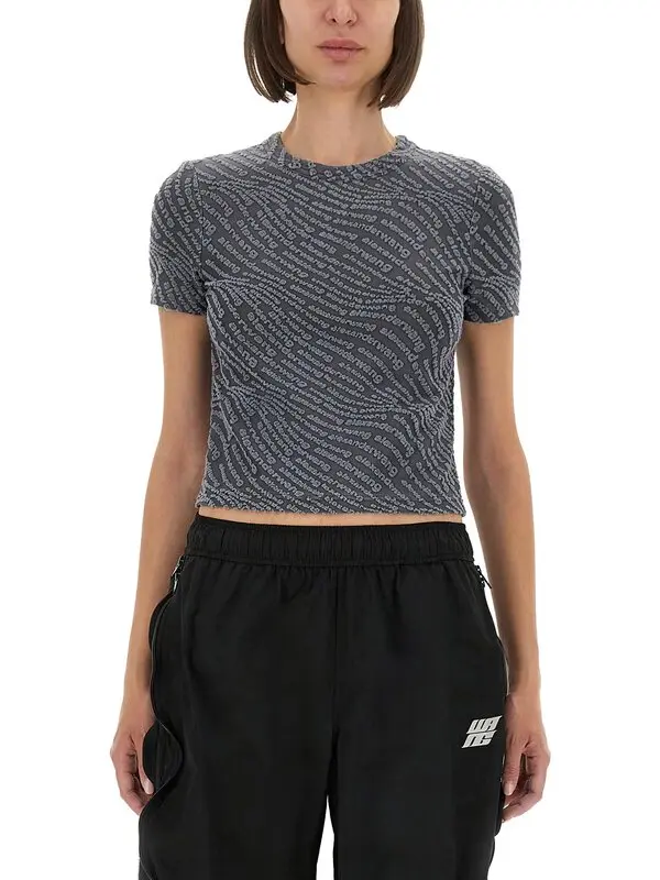 Alexander Wang T-shirt With Logo - Grey