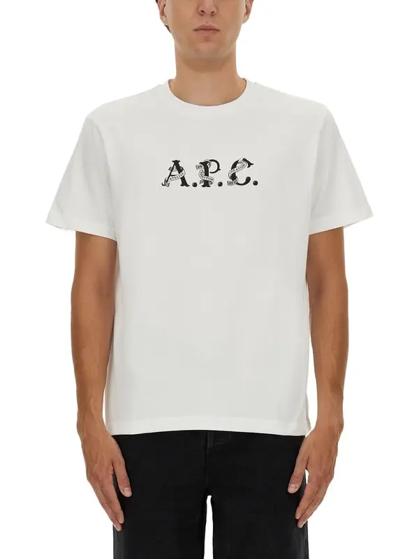 A.p.c. A. P.c. T-shirt "hugo - White