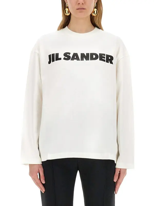 JIL SANDER Logo T-shirt - White