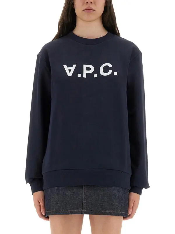 A.p.c. Standard Grand Vpc Gots Sweatshirt - Blue