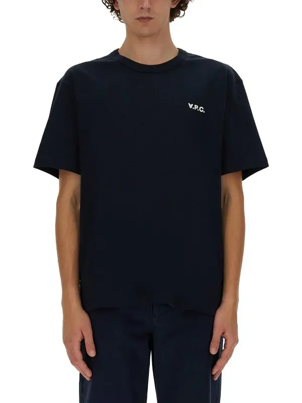 A.p.c. A. P.c. Boxy Petit Vpc T-shirt - Blue