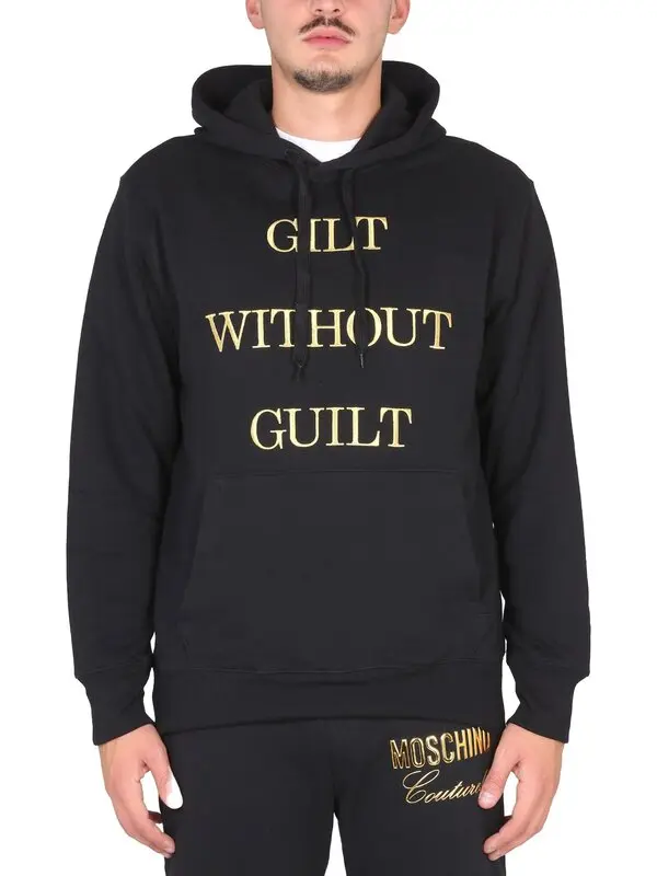 Moschino Guilt Without Guilt Sweatshirt - Black