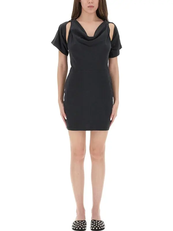 Alexander Wang Deconstructed Short Dress - Black