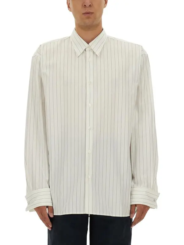 Dries Van Noten Striped Shirt - White