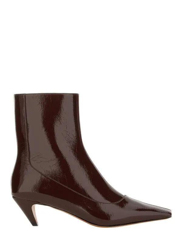Stella McCartney Spur Ankle Boots - Bordeaux