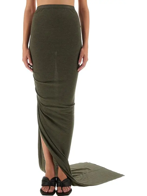 Rick Owens Edfu Skirt - Green