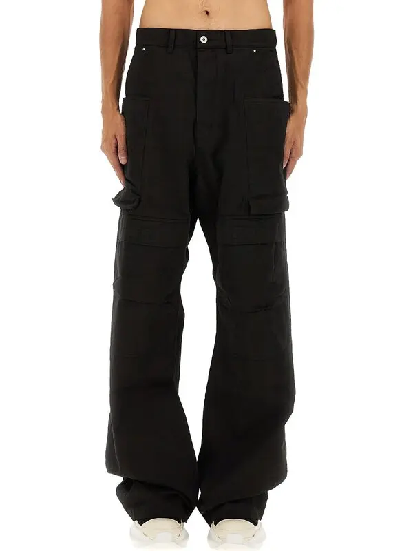 Rick Owens Stefan' Cargo Pants - Black