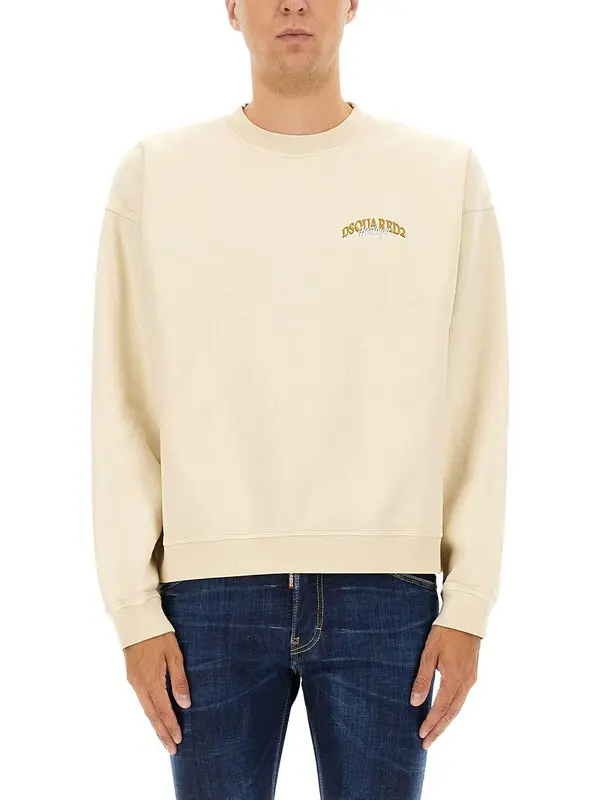 Dsquared2 Logo Sweatshirt - White