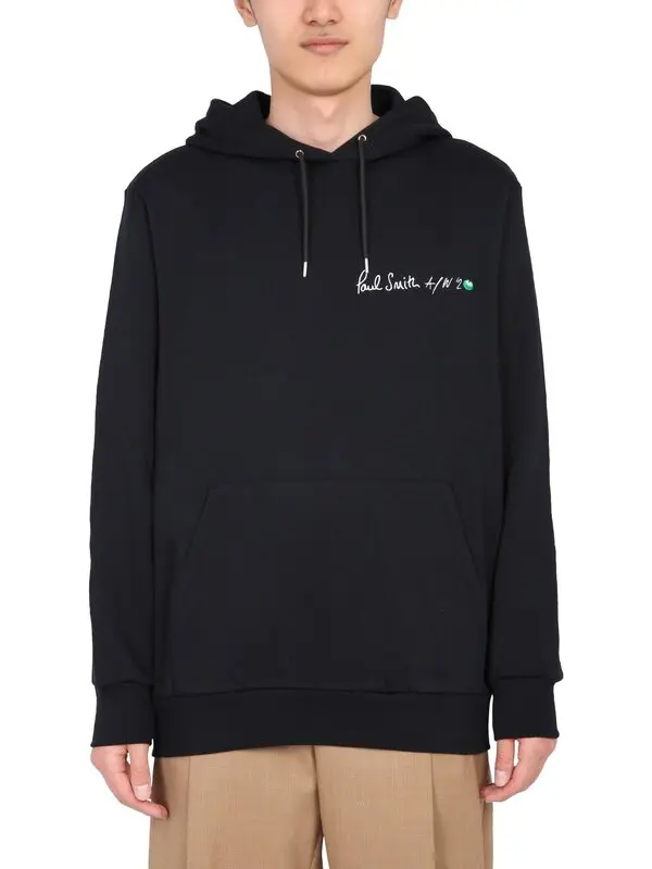 Paul Smith Hooded Sweatshirt - Black