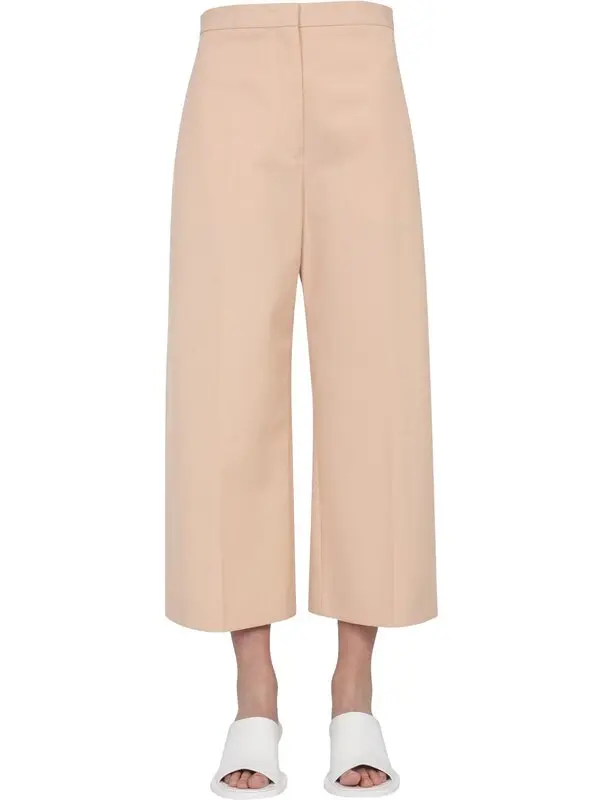 JIL SANDER Cropped Trousers - Pink