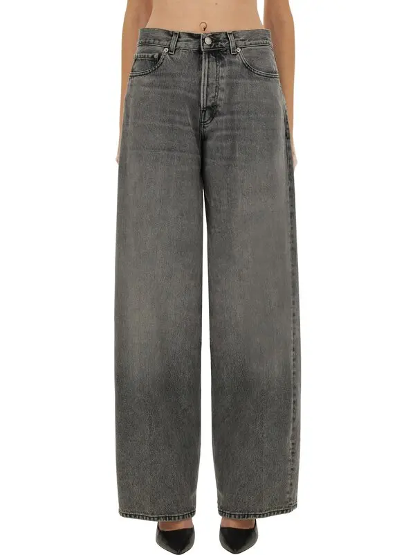 HAIKURE Bethany Wide Leg Jeans - Grey