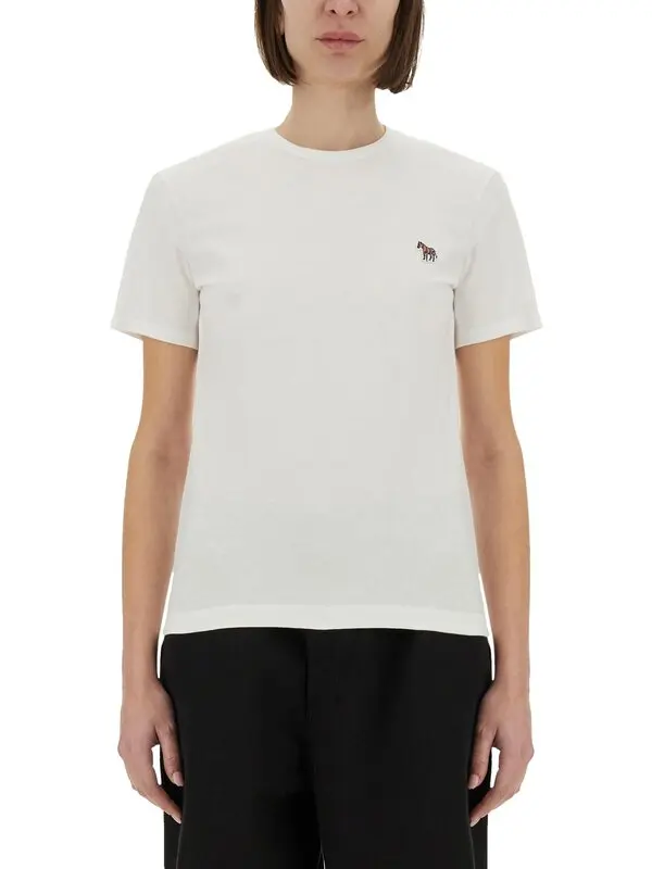 Paul Smith Logo Patch T-shirt - White