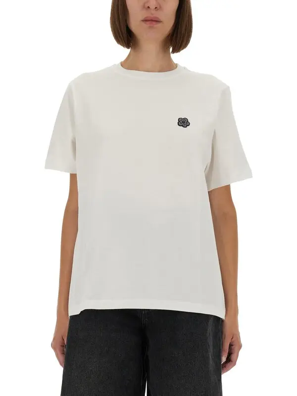 Kenzo T-shirt With Embroidery - White