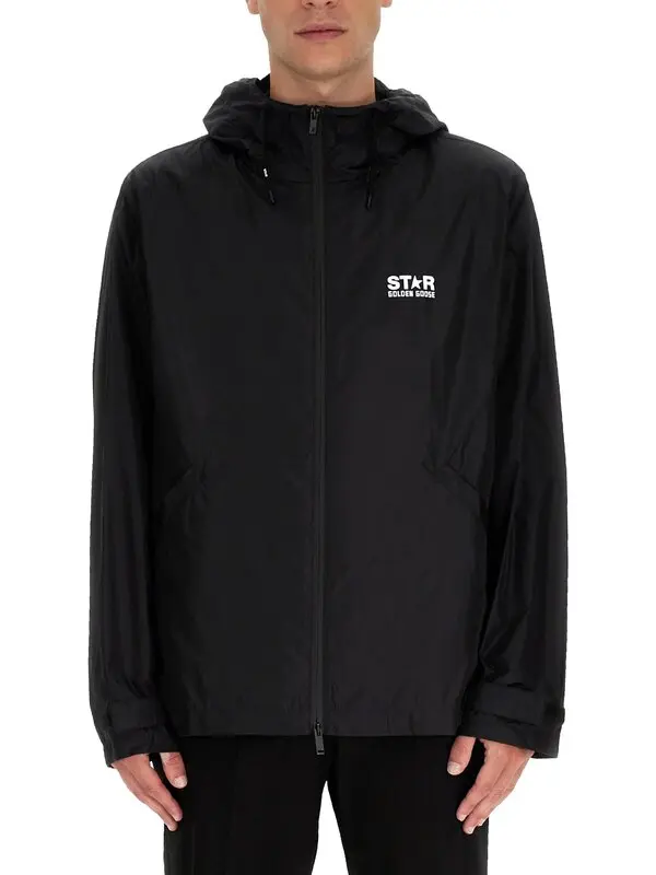 GOLDEN GOOSE Windbreaker Daris - Black