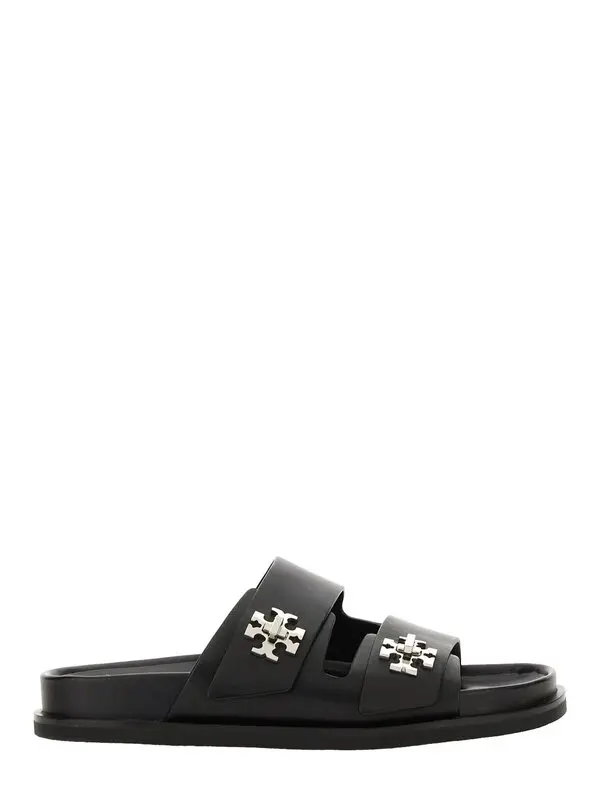 Tory Burch T Lock Sandal - Black