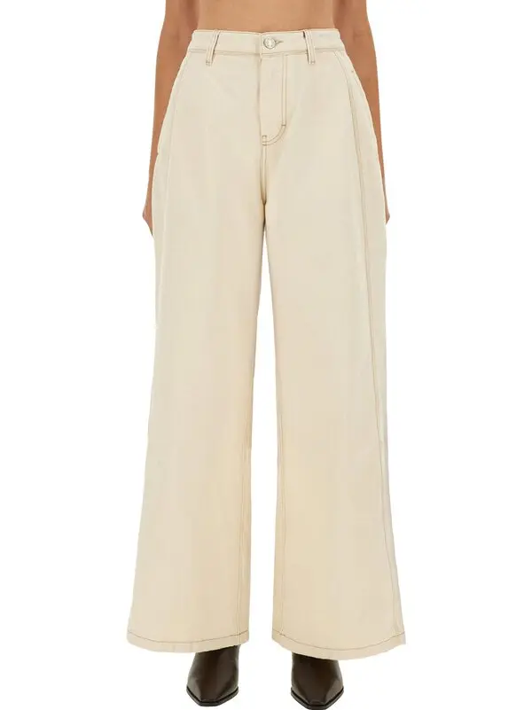 Ami Super Wide Fit Jeans - Beige