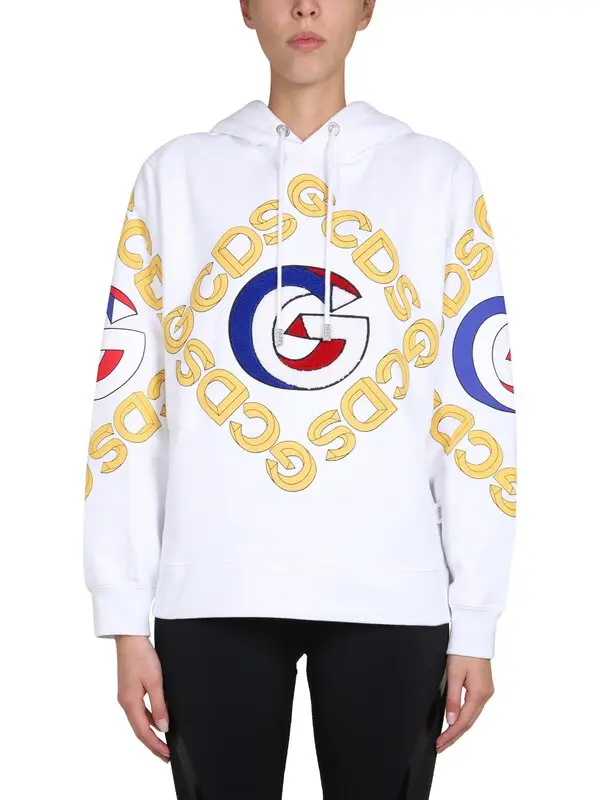 Gcds Hoodie - White