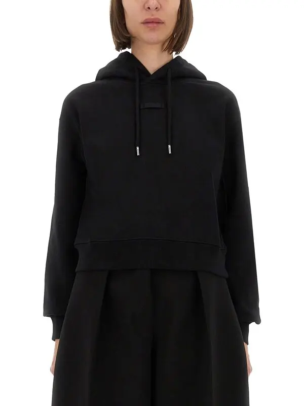 Jacquemus Grosgrain Hoodie - Black