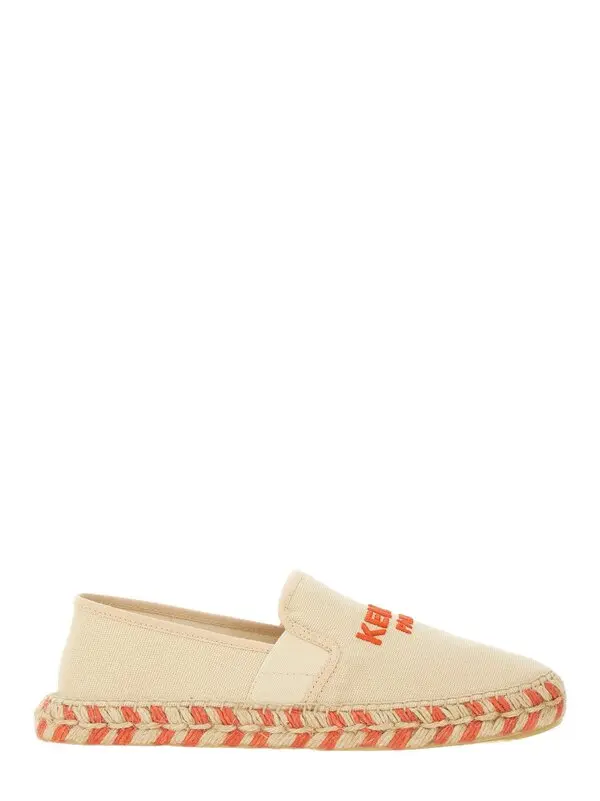 Kenzo Logo Espadrille - Beige